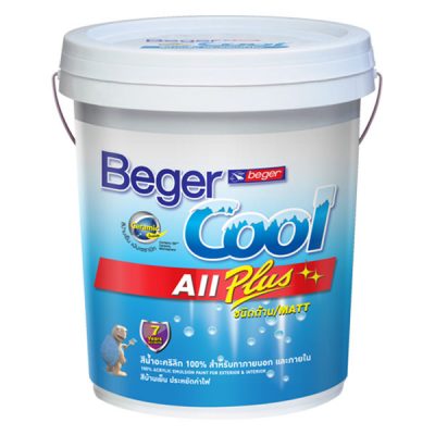 สีน้ำอะคริลิกทาภายนอก (BEGER COOL ALL PLUS EXTERIOR)