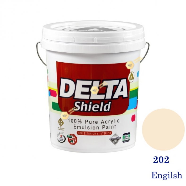 Delta Shield สีน้ำอะครีลิค 202 Engilsh-5gl. - บีลีฟซอร์สซิ่ง ตลาดกลาง ...