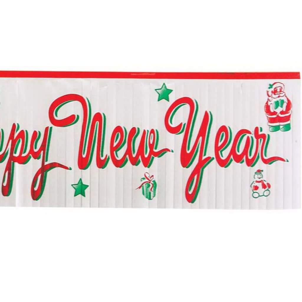 ป้าย Merry X'mas & Happy New Year (Matter Silver) 4924-01 - บีลีฟซอร์ส ...