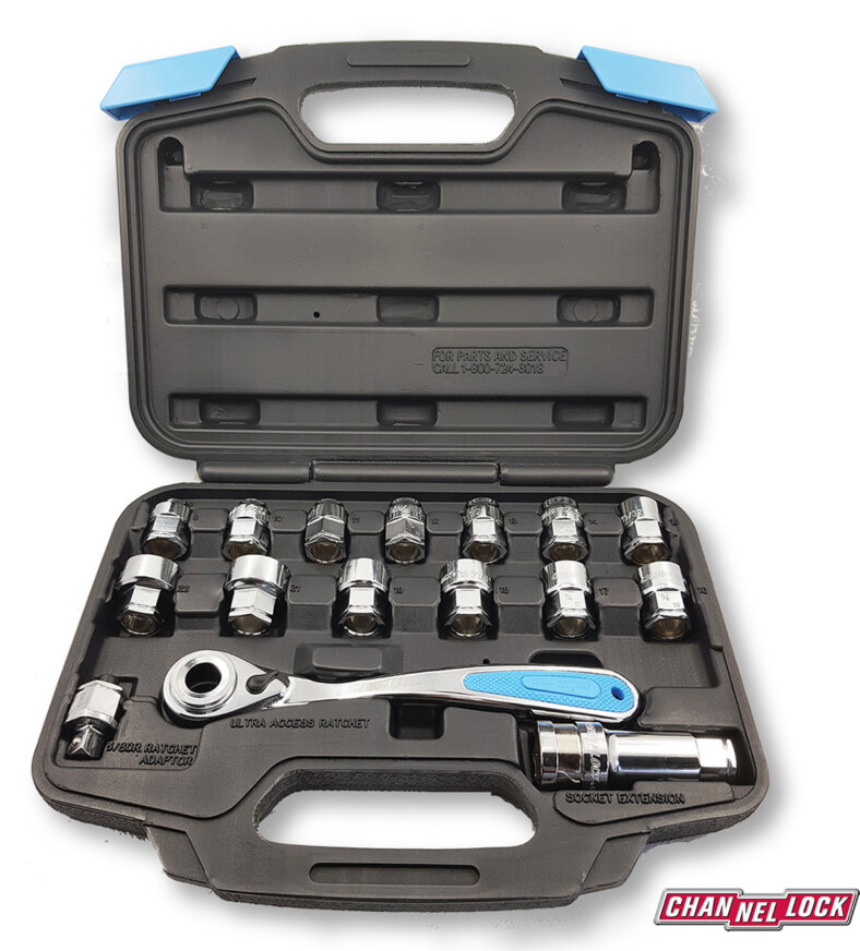 CHANNELLOCK ชุดบ๊อกซ์ 16 ชิ้น นิ้ว มิล ทอร์ค Spline #39100 - บีลีฟซอร์ส ...